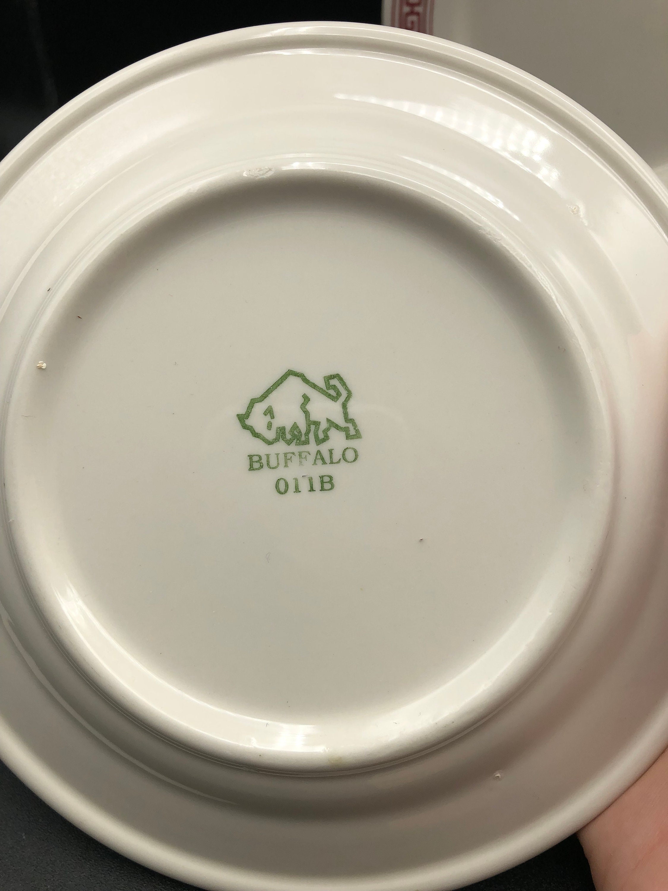 Vintage Buffalo China Restaurant Ware Dessert or Salad Plates Red ...