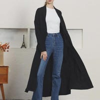 Linen Smock Jacket 'kim - Long' Linen Jacket, Long Linen Duster, Womens ...