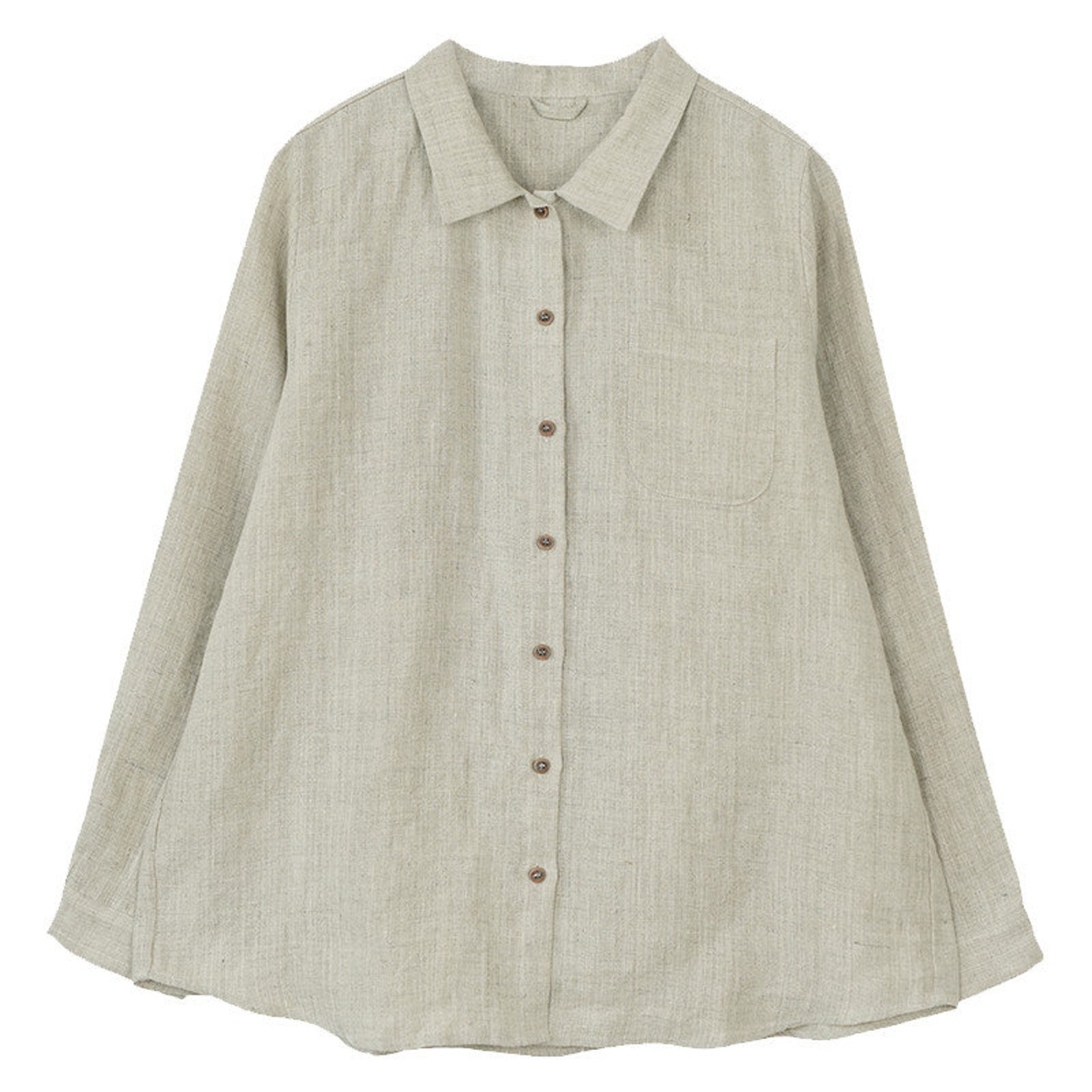 Linen Shirts for Women Linen Tunic Tops Spring Custom - Etsy