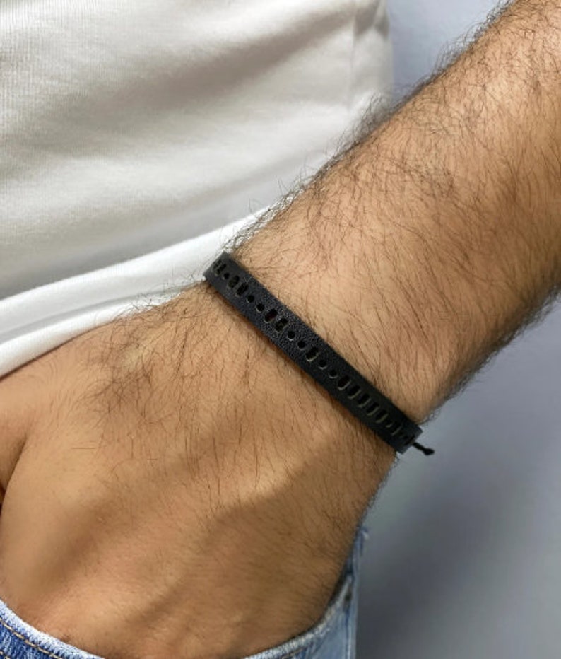 Custom Morse Code Mens Bracelet Daddy of an Angel Gift - Etsy