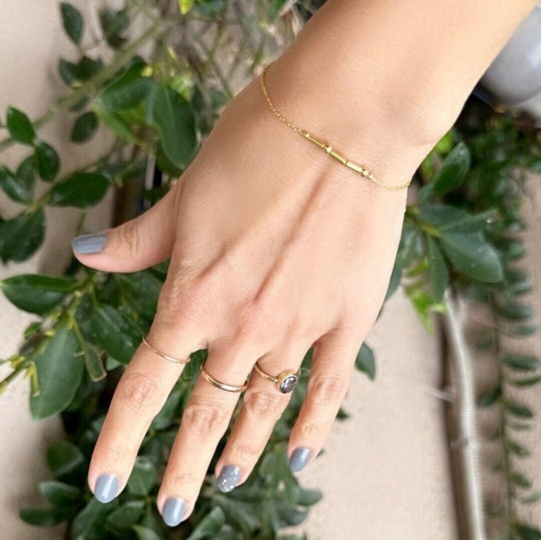 Custom Morse Code Bracelet 14K Gold Filled or Sterling Silver ...