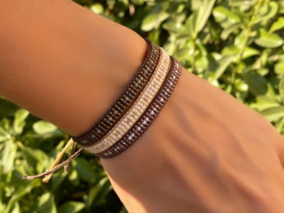 Custom Morse Code Beaded Bracelet Morse Code Jewelry - Etsy