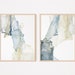 Coastal Watercolor Set of 2 Prints, Abstract Beach Wall Art, Modern ...