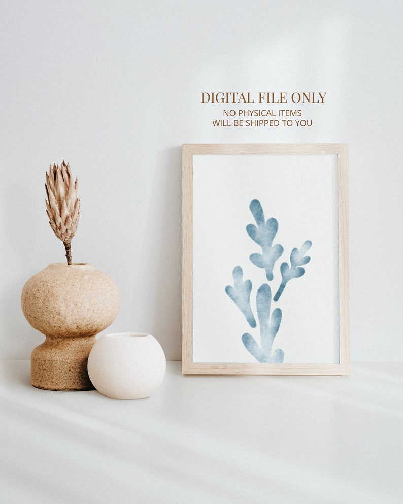 Boho Beach Gallery Wall Art Modern Coastal Art for Apartment - Etsy