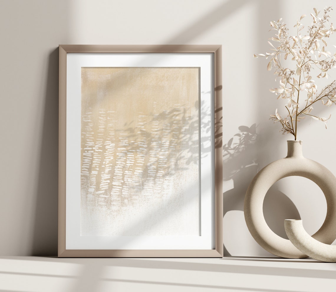 Earth Tone Wall Art Boho Beach Decor for Livingroom Coastal - Etsy