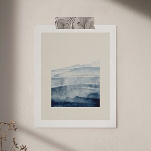 Ocean Poster for Beach House, Coastal Wall Art, Two Piece Set ...