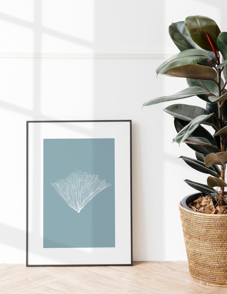 Coral Print, Gallery Wall Set of 3 Print, Coastal Style for Home Decor ...