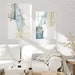 Coastal Watercolor Set of 2 Prints, Abstract Beach Wall Art, Modern ...