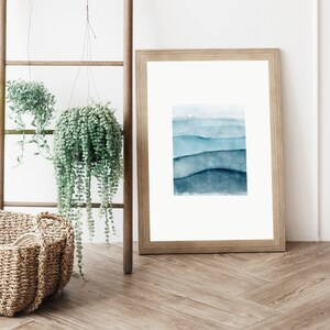 Coastal Beach Gallery Wall, Set of 5 Prints, Boho Printable, Watercolor ...
