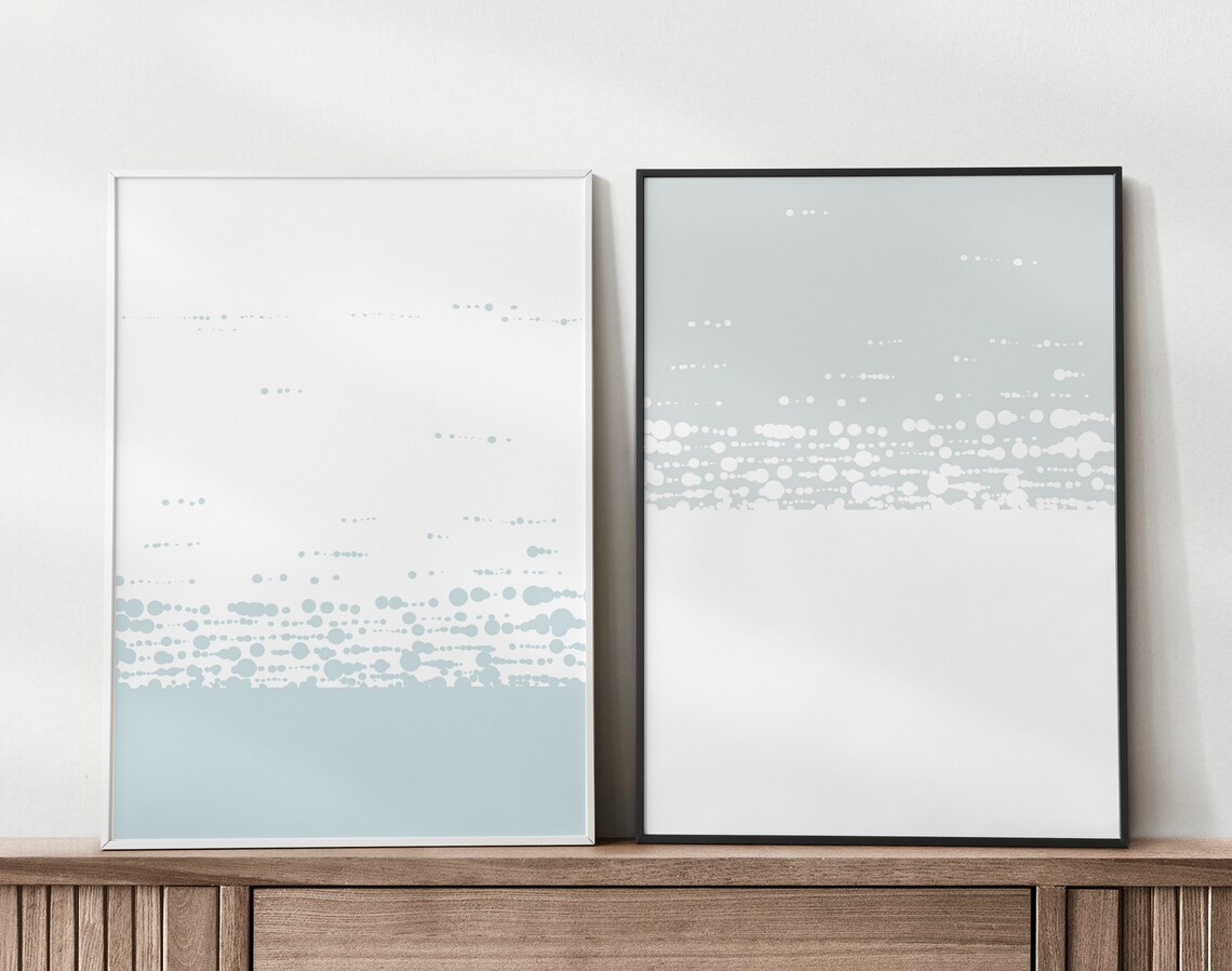 Minimalist Coastal Wall Art Ocean Abstract Art Abstract 2 | Etsy