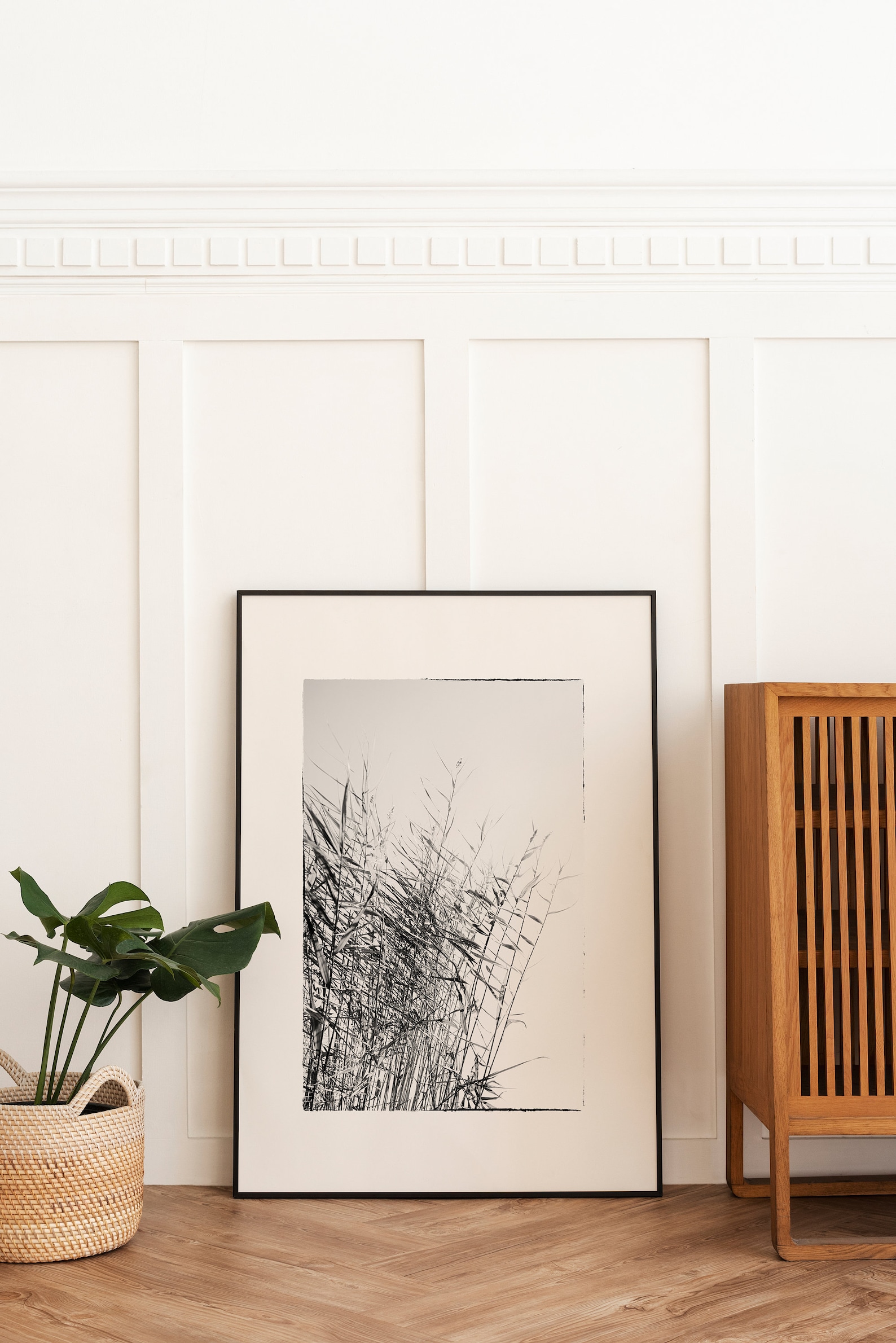 Black and White Nature Photography, Set of 2 Black White Prints, Lake ...