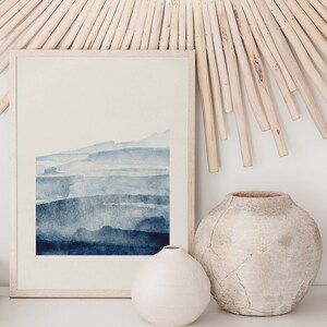 Ocean Poster for Beach House, Coastal Wall Art, Two Piece Set ...