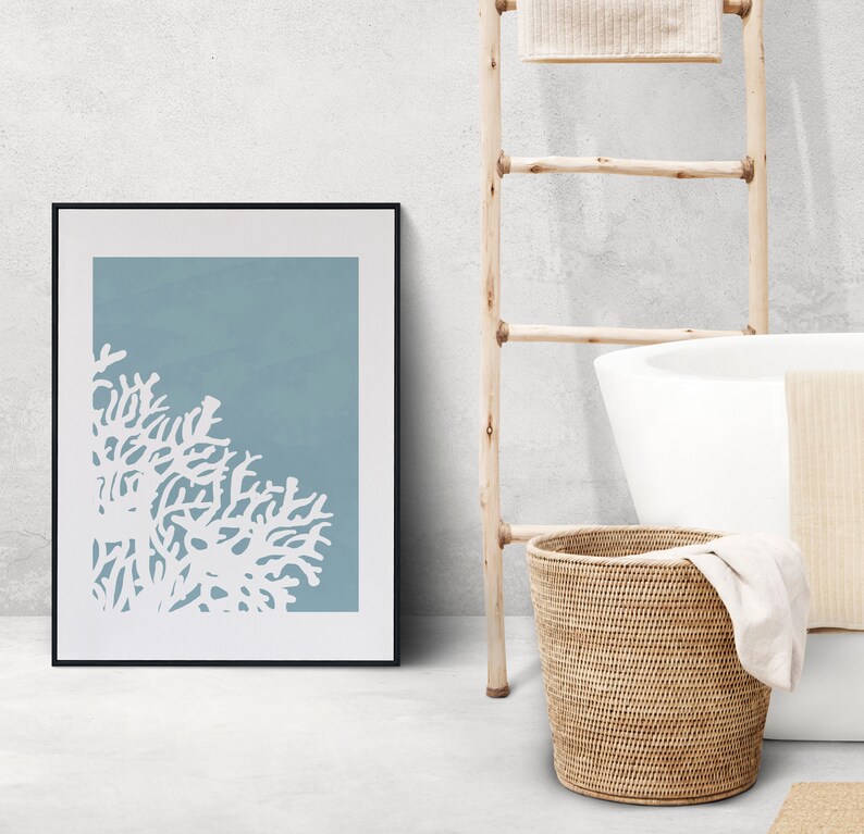 Coral Print, Gallery Wall Set of 3 Print, Coastal Style for Home Decor ...