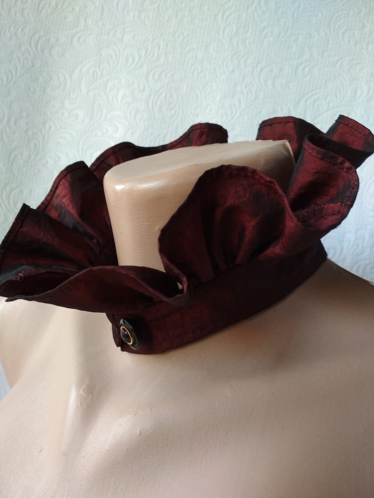 Detachable collar women Neck ruffle collar Victorian Style | Etsy