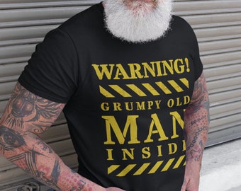 Warning Old Man - Etsy