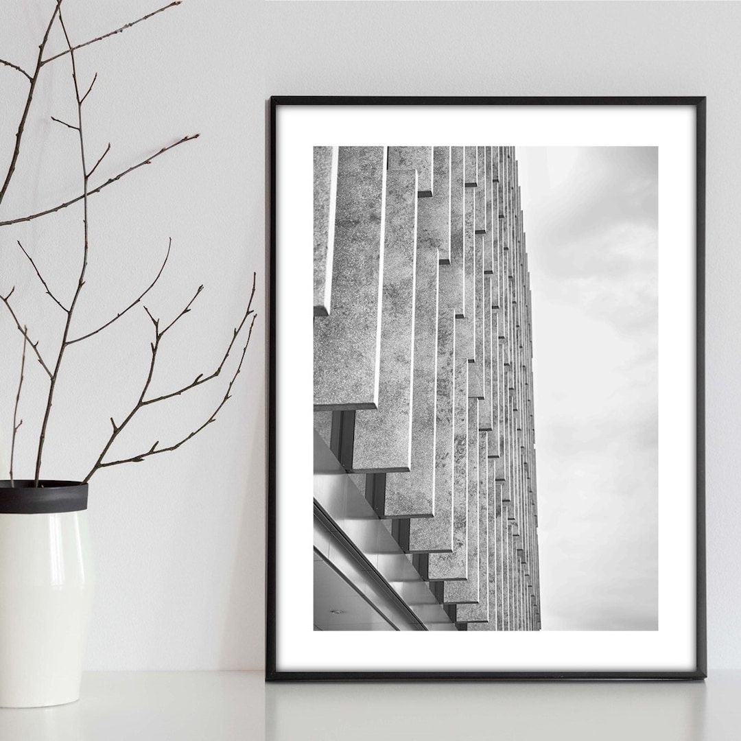 Mid Century Modern Building Photography, Minimalist Photography Art ...