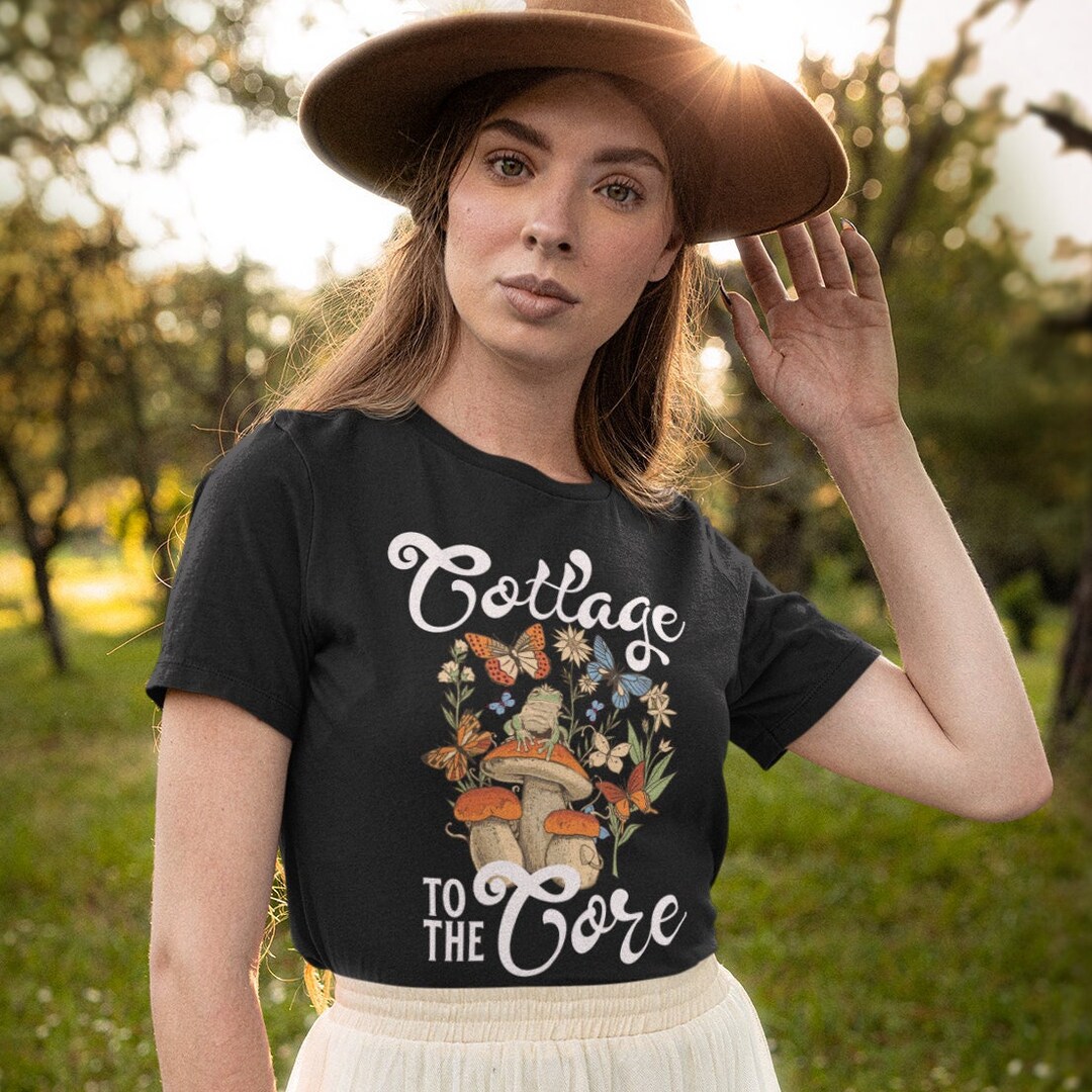 Vintage Cottagecore Tshirt I Fans of Academia Cottage Core Aesthetic I ...