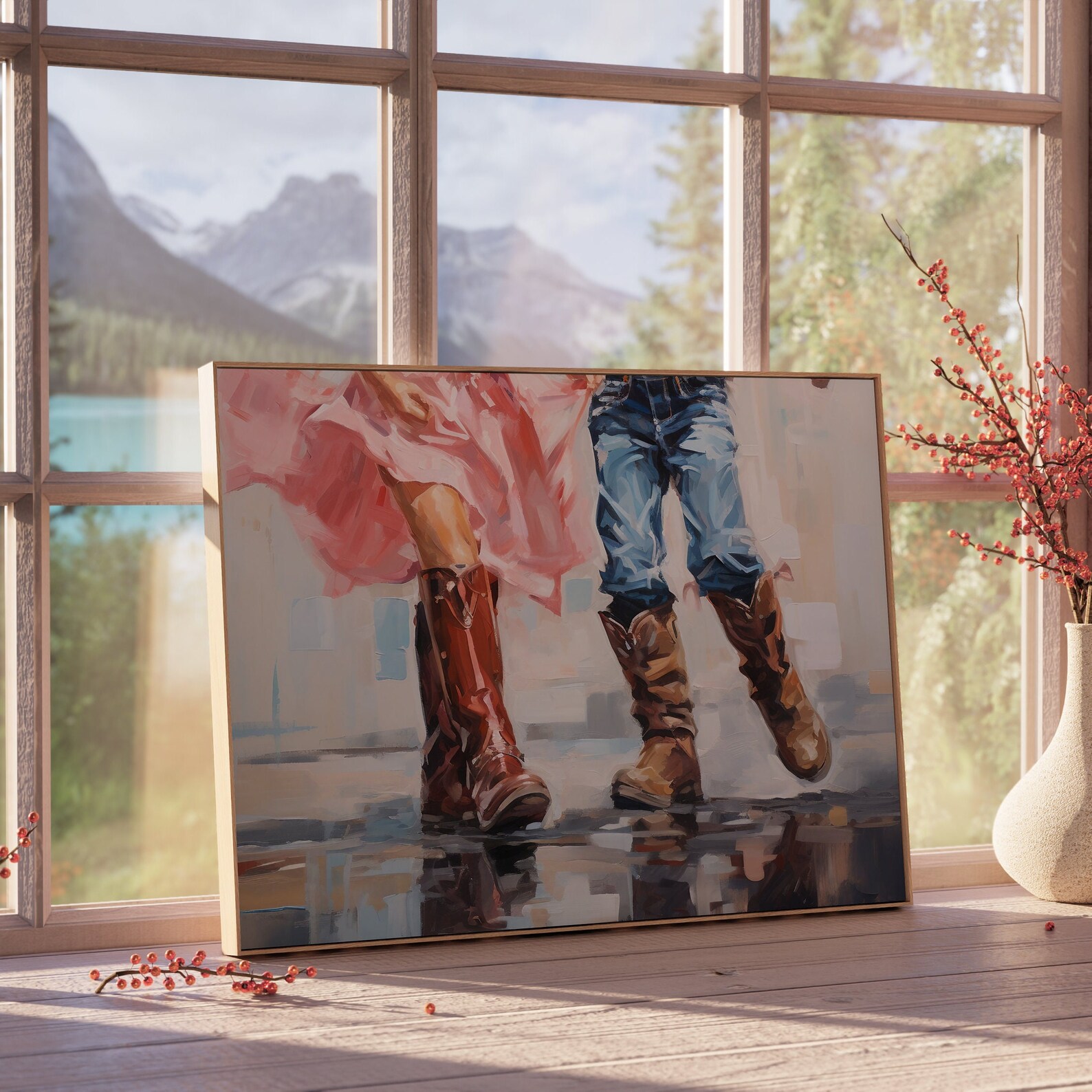 Coastal Cowgirl Printable Wall Decor, Toddler Nursery Western Pink ...