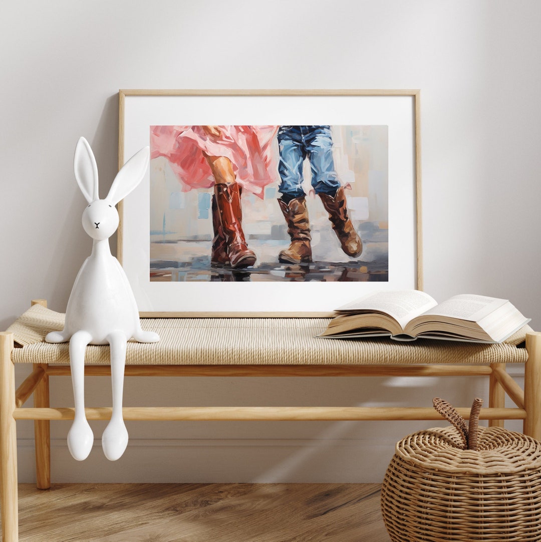 Coastal Cowgirl Printable Wall Decor, Toddler Nursery Western Pink ...