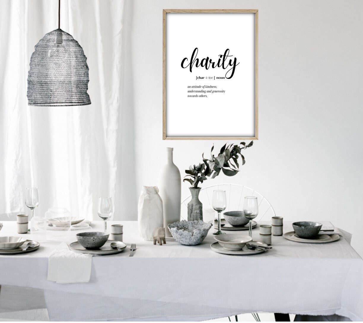 CHARITY DEFINITION Wall Art, Charity Meaning, Printable Art, Download ...