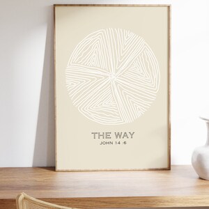 Modern Christian Wall Art Set 3 Bible Verse, Neutral Prints Instant ...