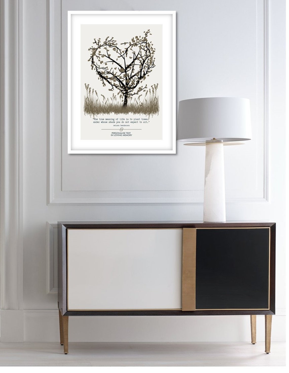 Personalized Remembrance Gift & Sympathy Quote From 'planting Trees ...