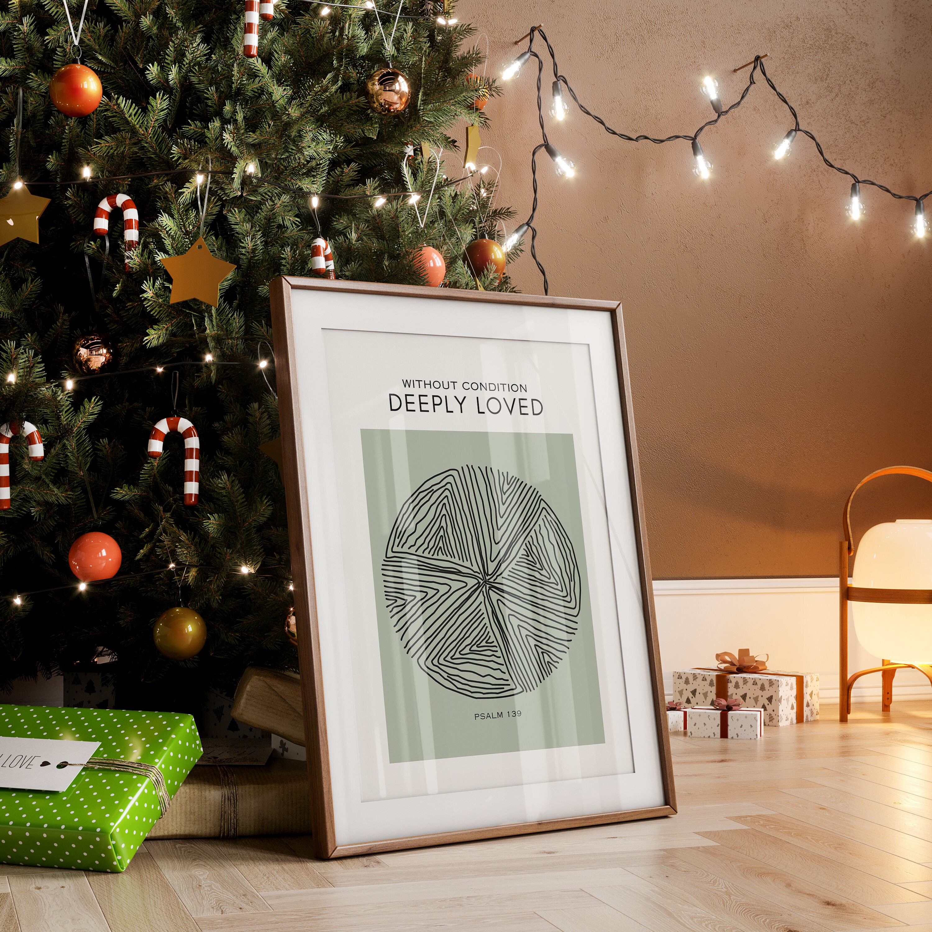 Sage Green Wall Art Prints Modern Christian Set of 2 Prints, Bible ...