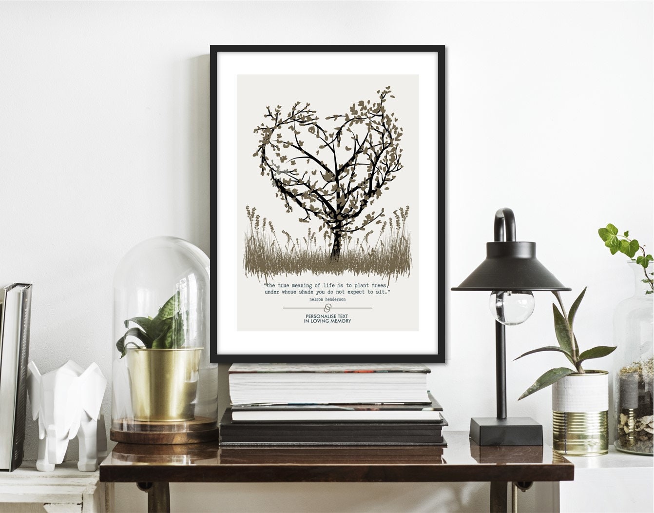 Personalized Remembrance Gift & Sympathy Quote From 'planting Trees ...