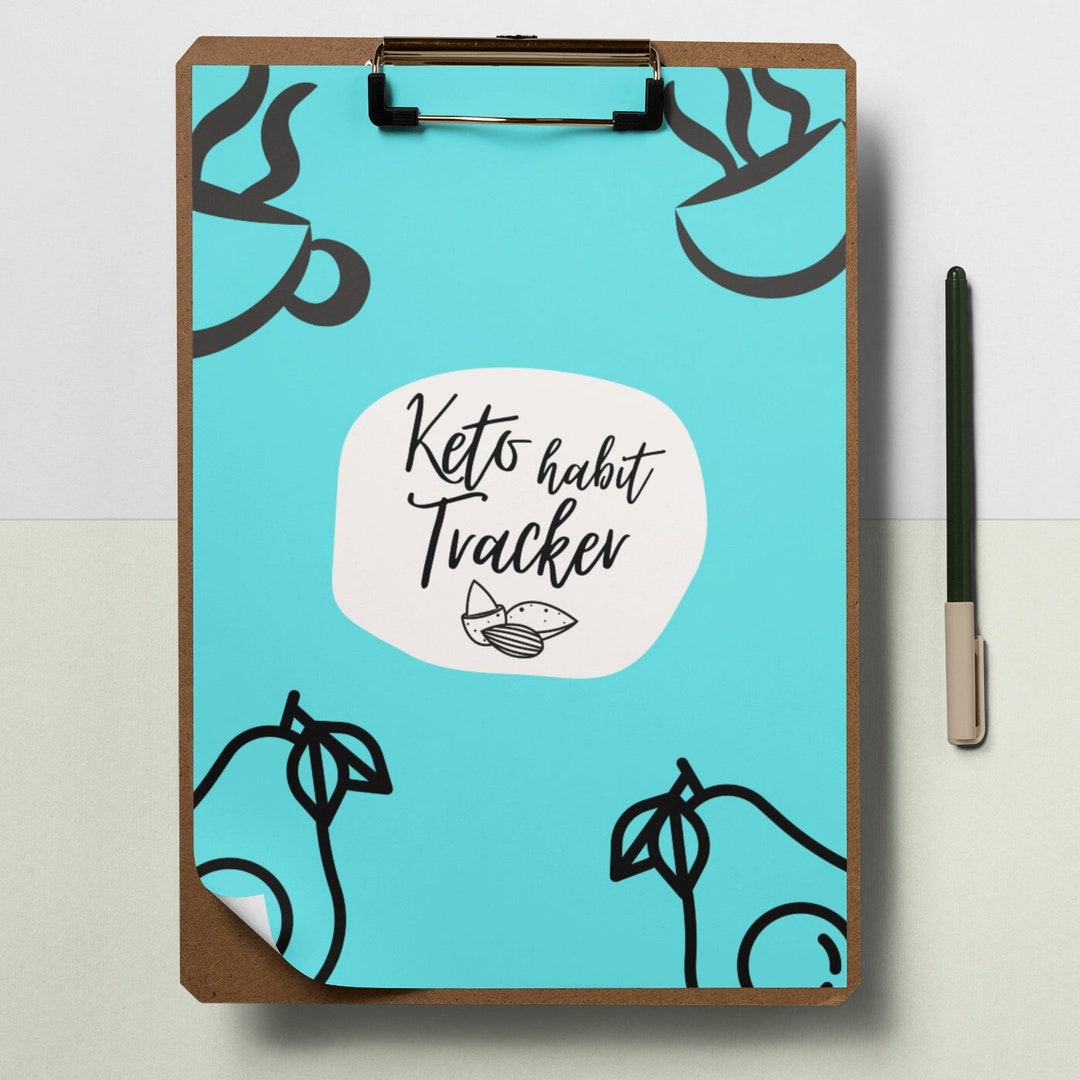 Track Your Keto Success. Simple Printable Daily, Weekly, Keto Habit ...
