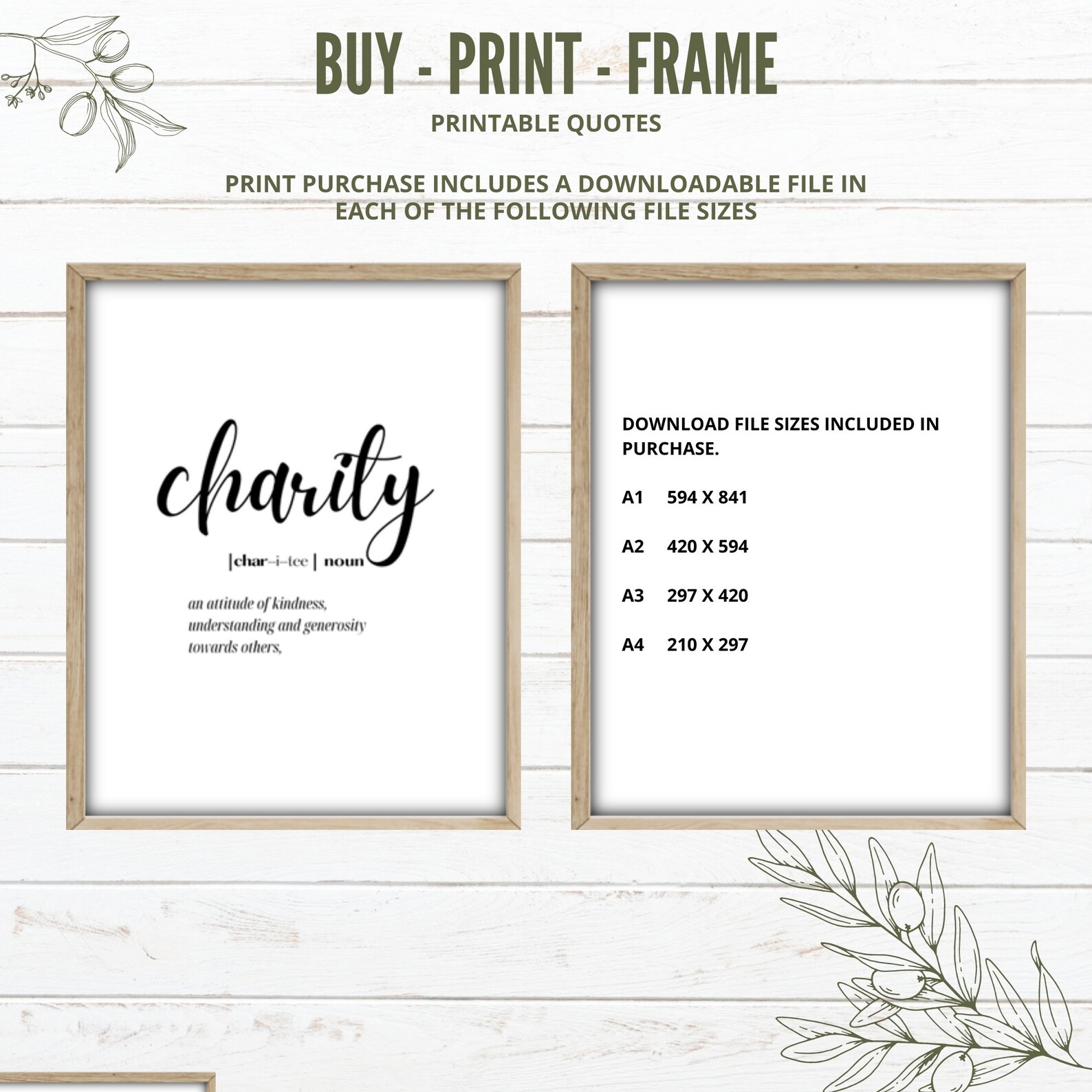 CHARITY DEFINITION Wall Art, Charity Meaning, Printable Art, Download ...