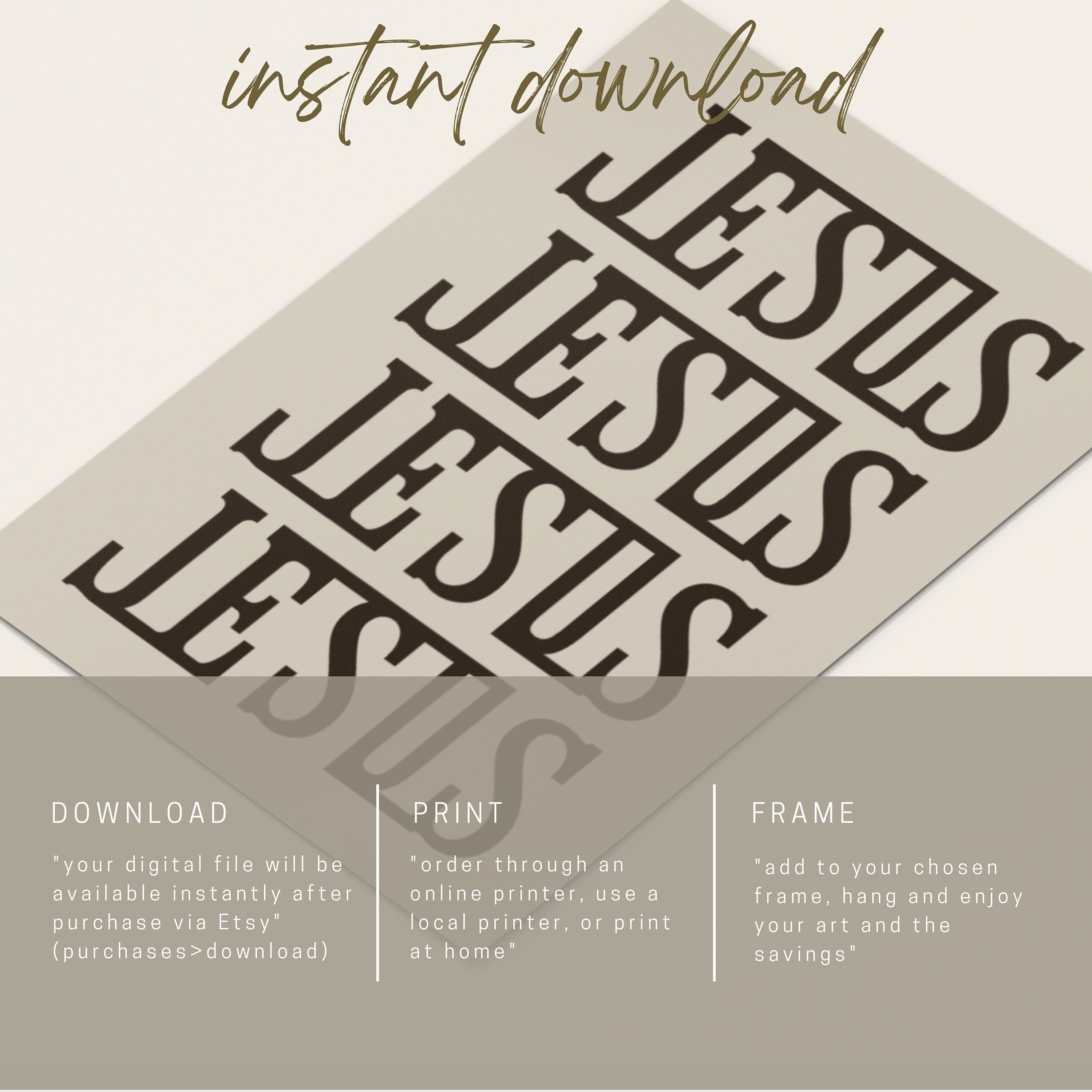 Howdy Jesus Western Christian Wall Décor Typography Art Print, Cowboy ...