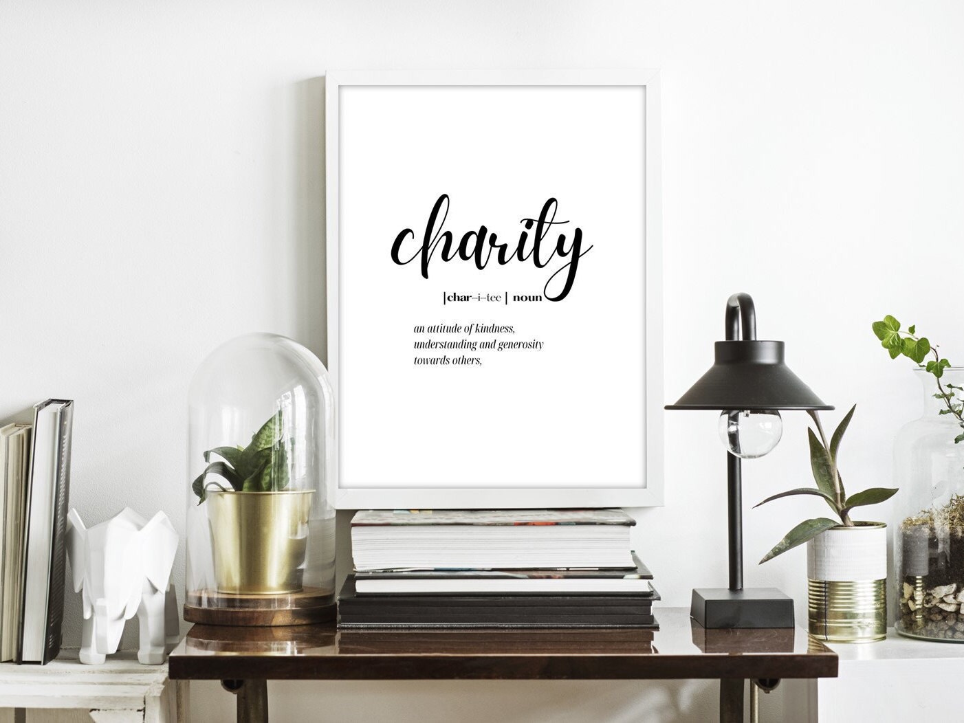 CHARITY DEFINITION Wall Art, Charity Meaning, Printable Art, Download ...