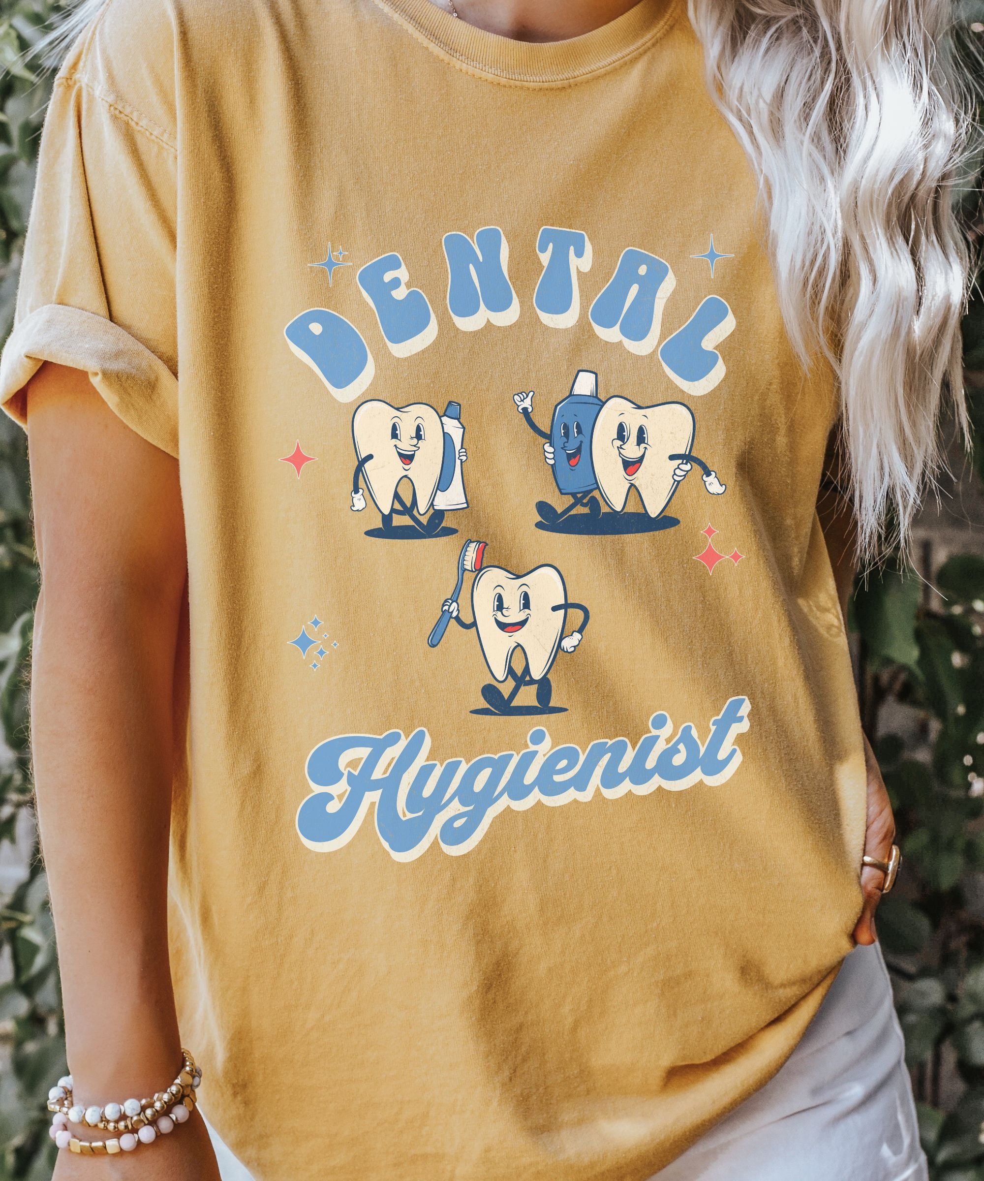 Comfort Colors Dental Hygienist Shirt, Dental Hygiene Shirt, Dental ...