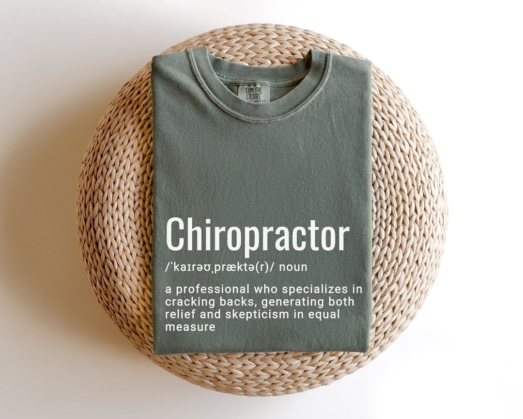 Comfort Colors Chiropractor Shirt,chiropractor Meme,physio Shirt,funny ...