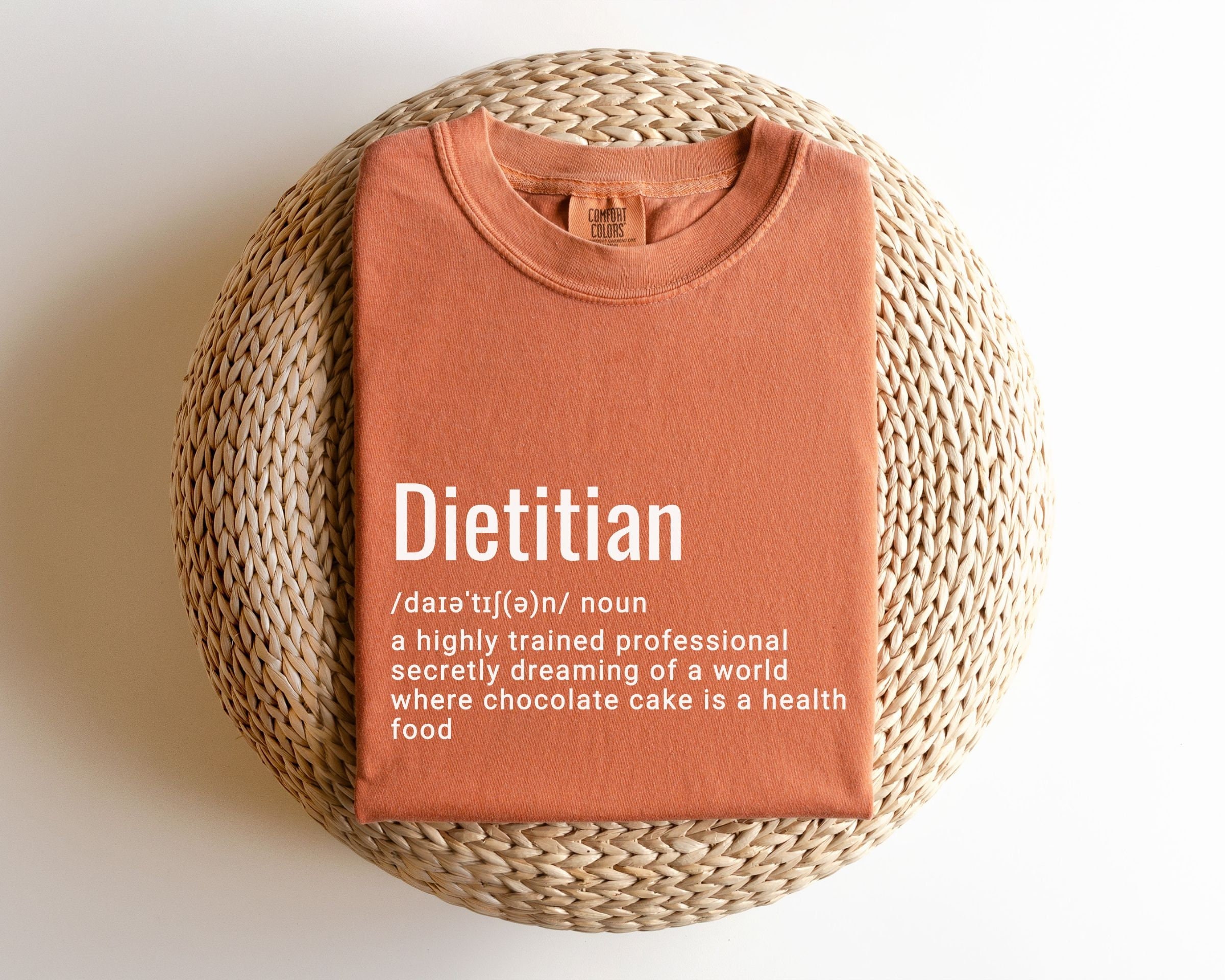 Comfort Colors Dietitian Shirt, Registered Dietitian, Gift for ...