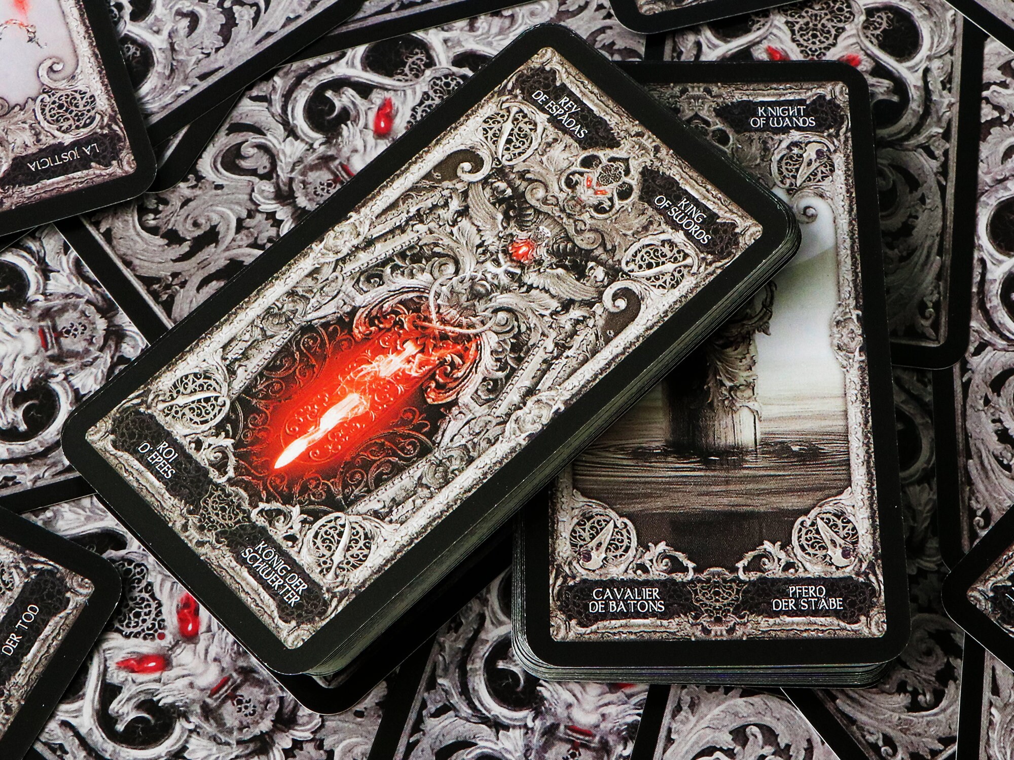 XIII Tarot / Dark Tarot Decks 78 Cards / Pretty Tarot Decks / | Etsy