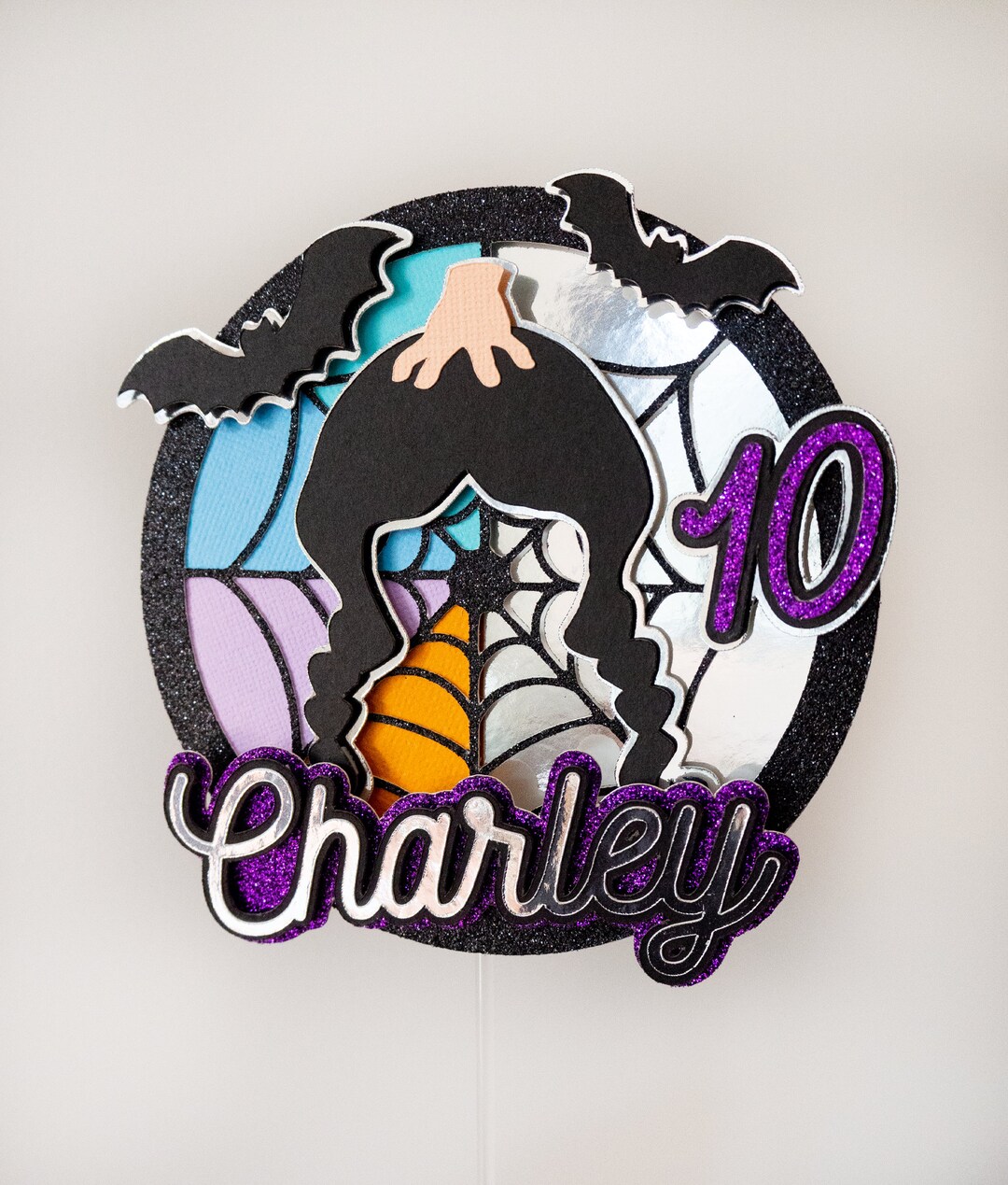 Wednesday Addams Cake Topper Personalised Cake Decoration Addams Family ...