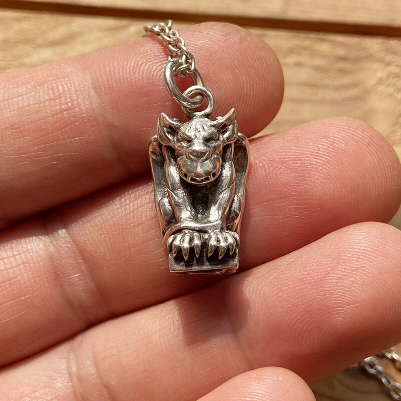 Gargoyle Necklace - Etsy
