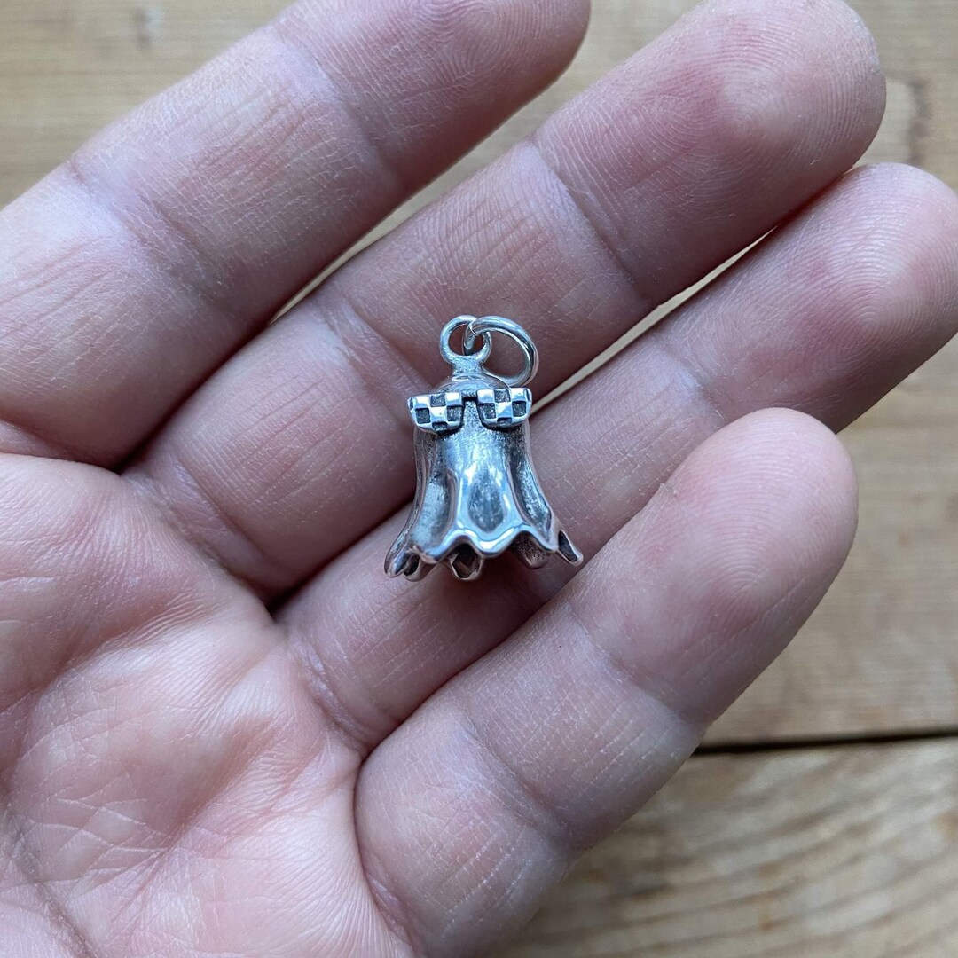Ghost Pendant,ghost Jewelry,ghost With Sun Glasses Pendant,solid ...