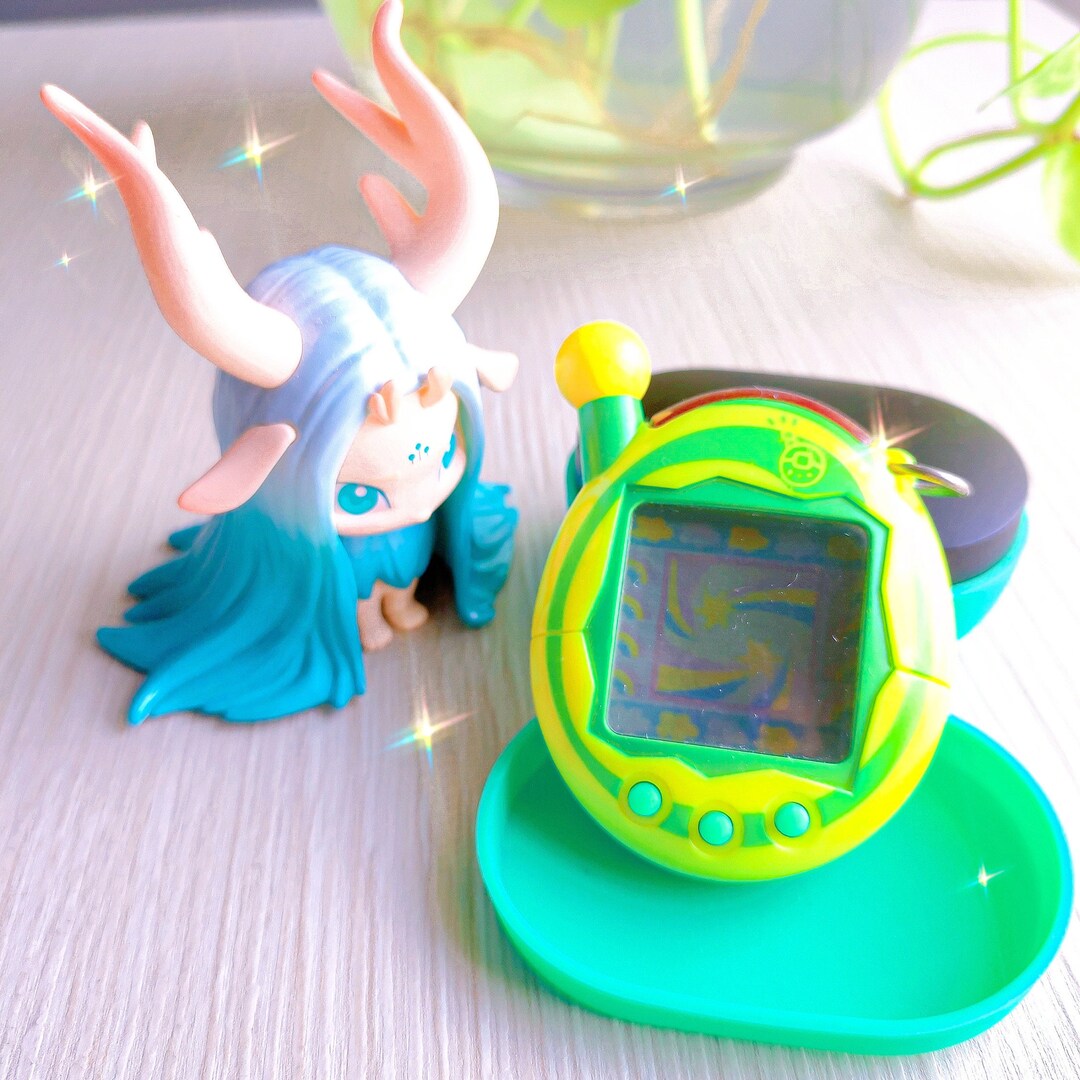 RARE : Chou Jinsei Enjoi Tamagotchi Plus (entama) - Guru Guru Green / C061 - Etsy