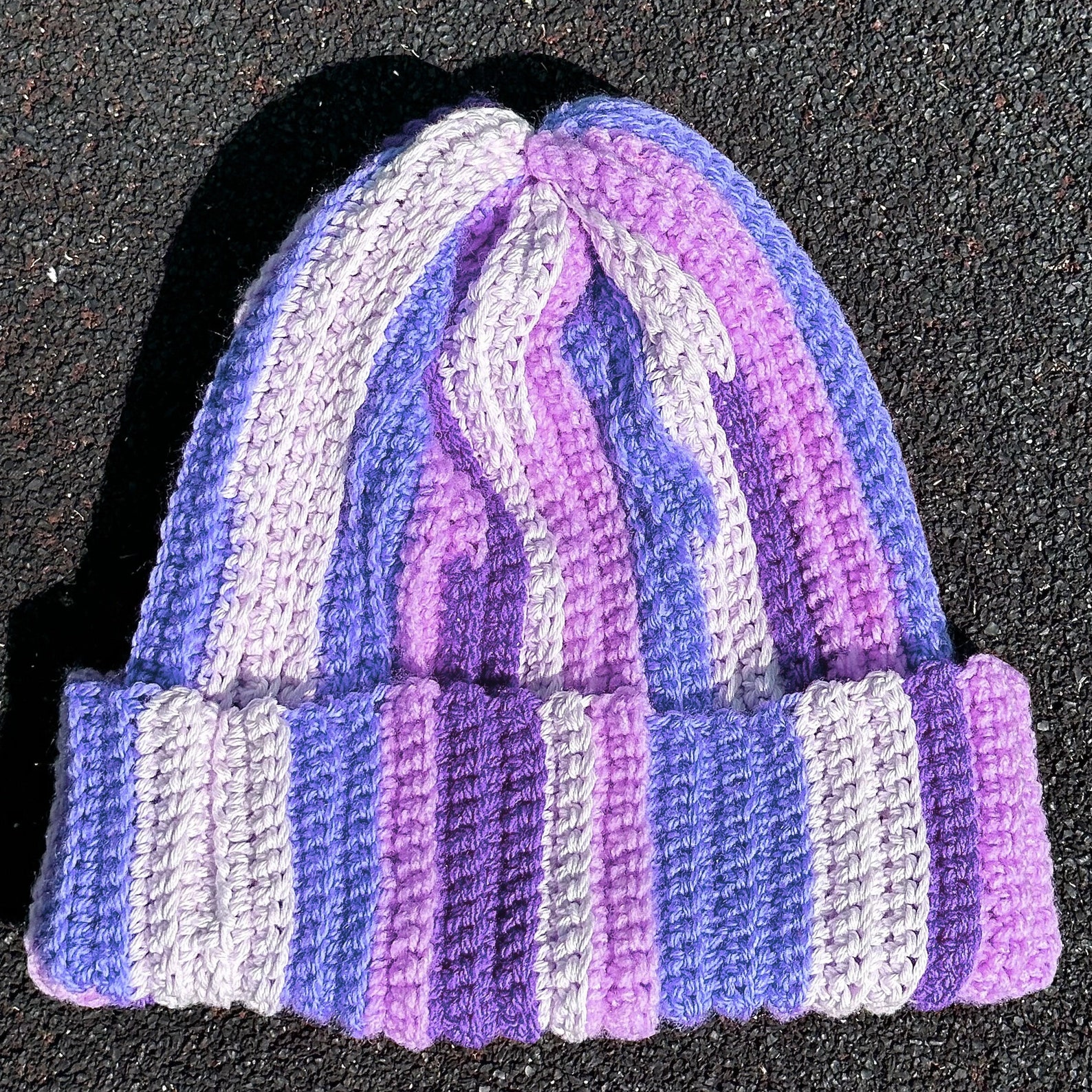 Scrap Yarn Beanie CROCHET PATTERN - Etsy