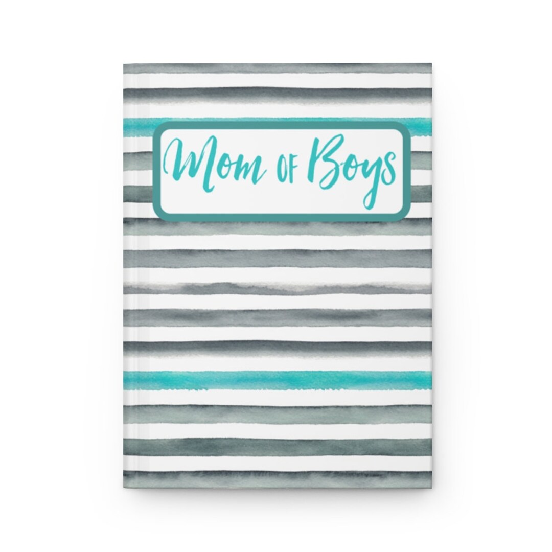 Mom of Boys Journal, Boy Mom Notebook, Journal for Mom, Mom Life, Mom ...