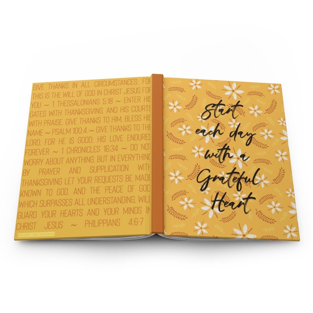 Buy Start Each Day With a Grateful Heart Journal, Christian Journal ...