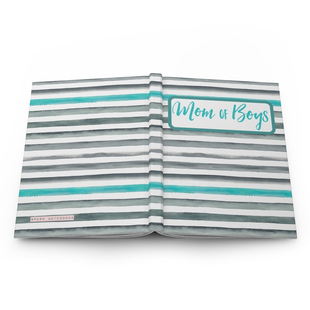 Mom of Boys Journal, Boy Mom Notebook, Journal for Mom, Mom Life, Mom ...