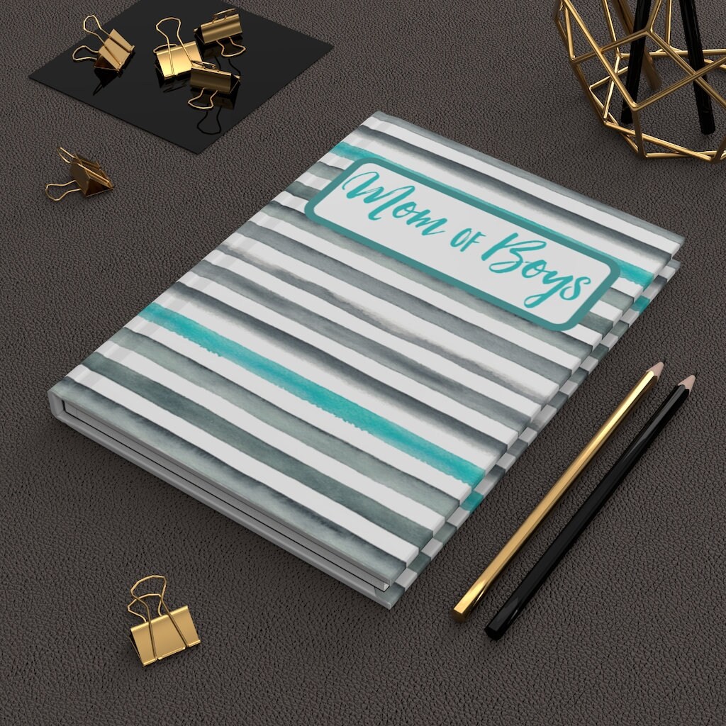 Mom of Boys Journal, Boy Mom Notebook, Journal for Mom, Mom Life, Mom ...