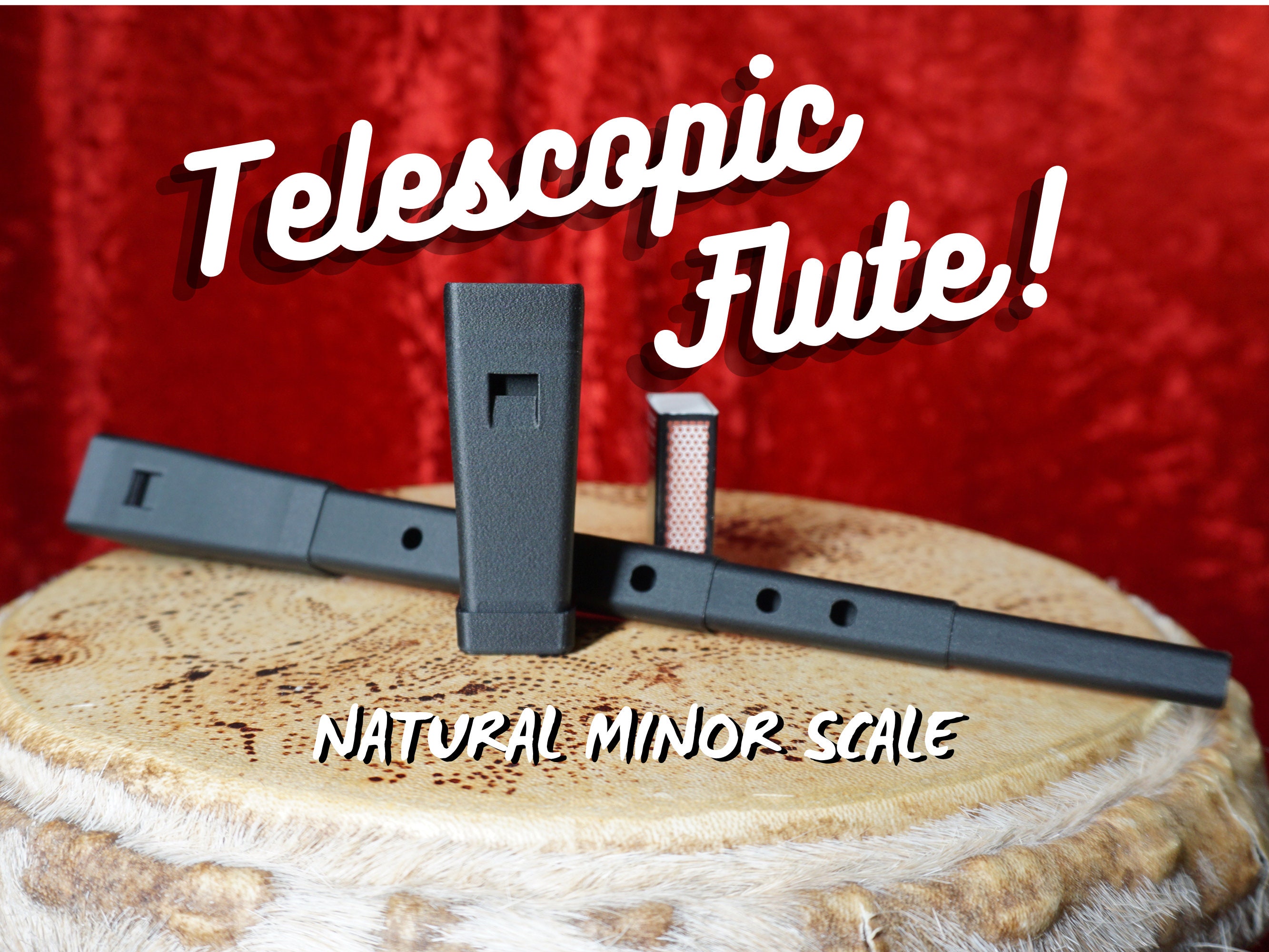 Telescopic Minor Flute 3D Printed, Flute/whistle/woodwind Instrument ...