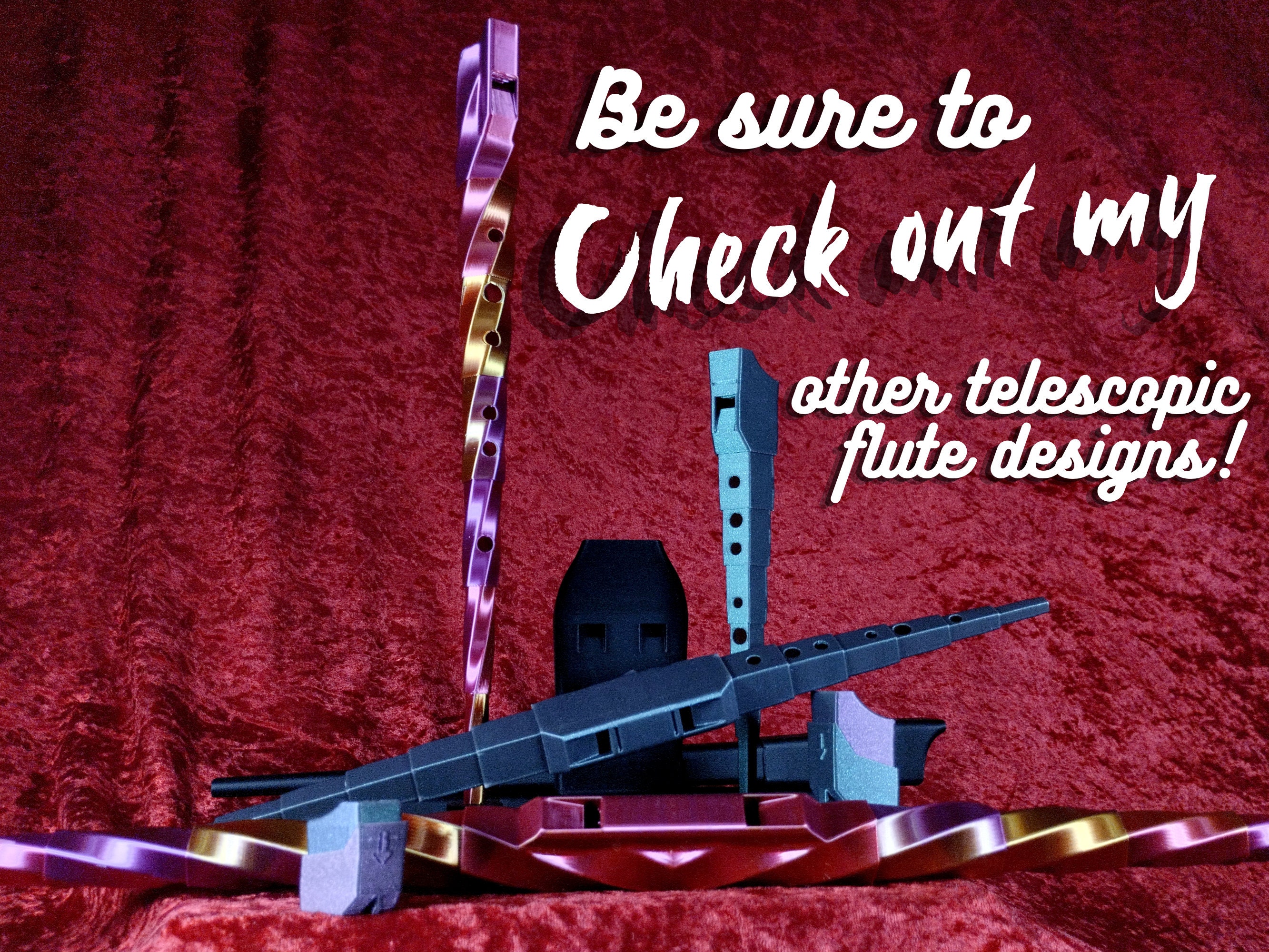 Unique Compact Telescopic Drone Flute / Pennywhistle, Perfect Gift for ...