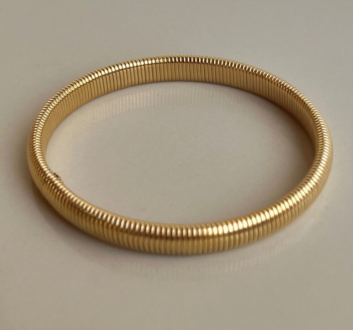 18k Gold Bangle, Gold Stacking Bangles, Gift for Her - Etsy
