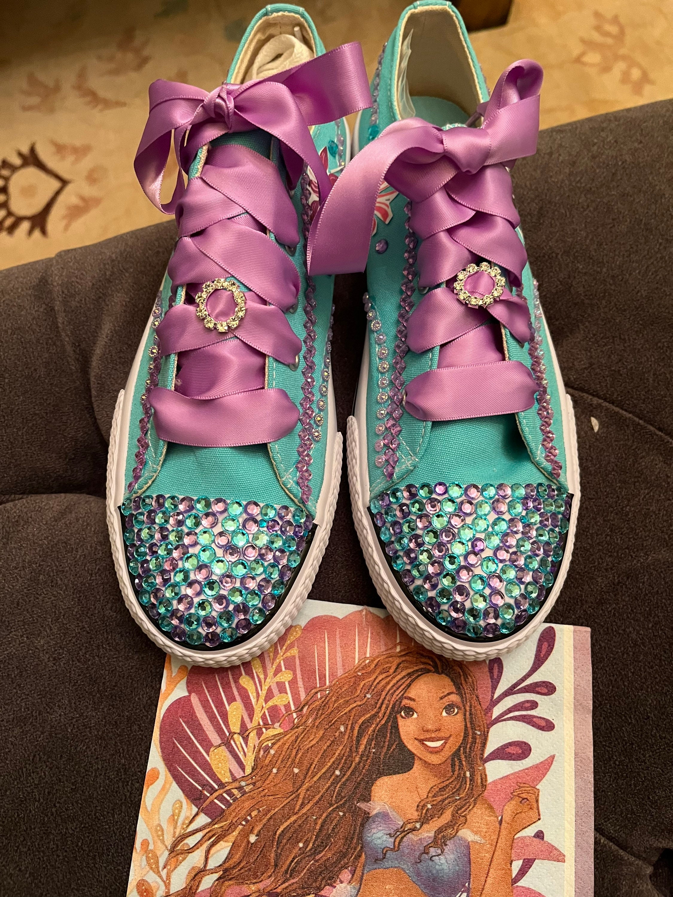 Little Mermaid Inspired Bling -youth Size 6/women’s Siza 8 - Etsy