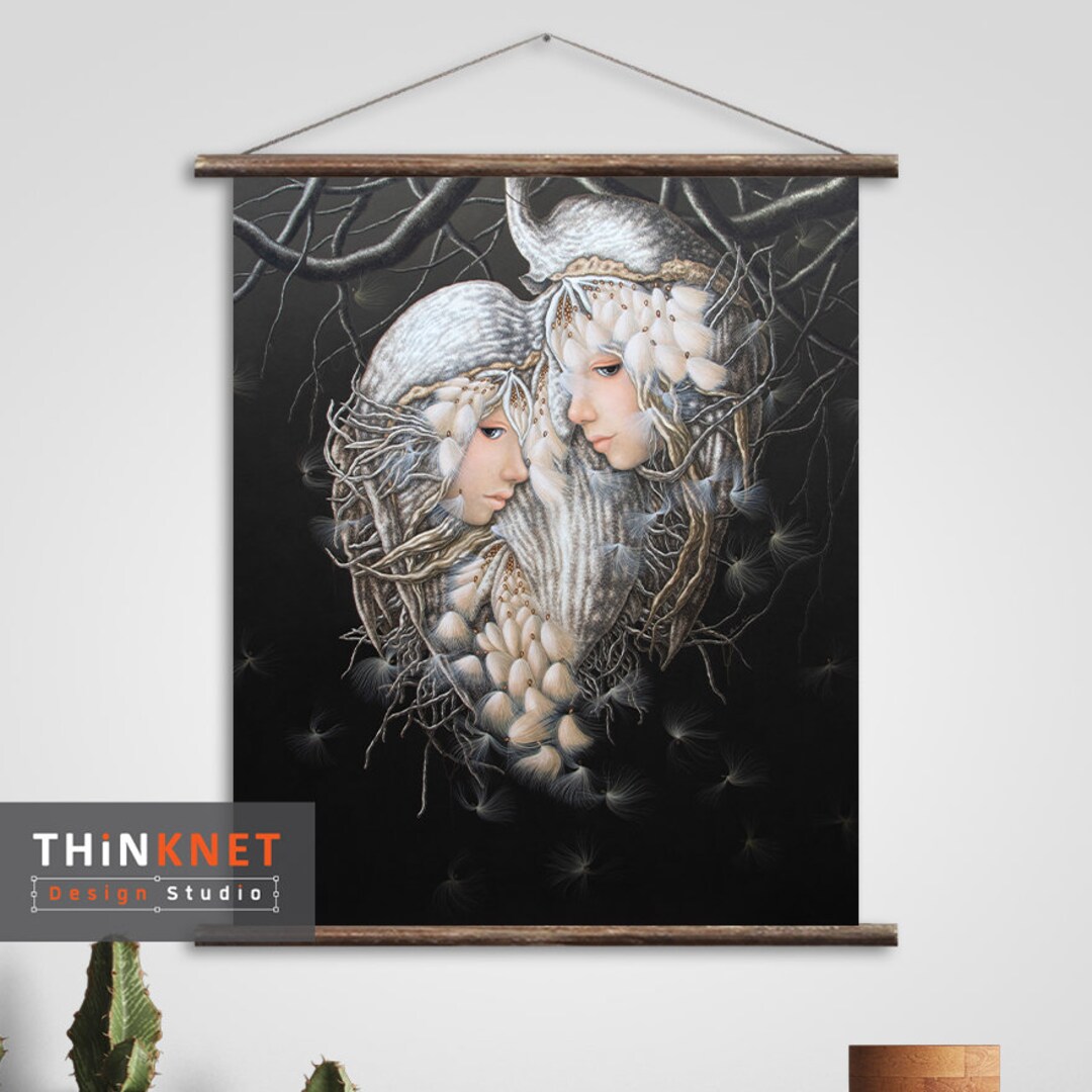 Malee Naree: Twain 2019 Sepia Woman Floral Art, Flower Head Woman ...